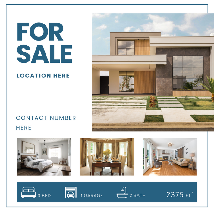 Real Estate - Ready to Post and Customize Social Media Images and Vide ...