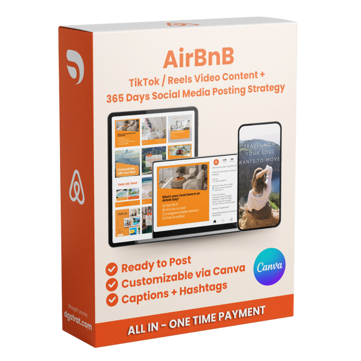 AirBnB - Ready to Post and Customize Social Media Images and Videos ...
