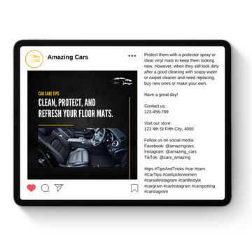 Social Media Posts and Templates for Cars and Automobiles – DG Strategists