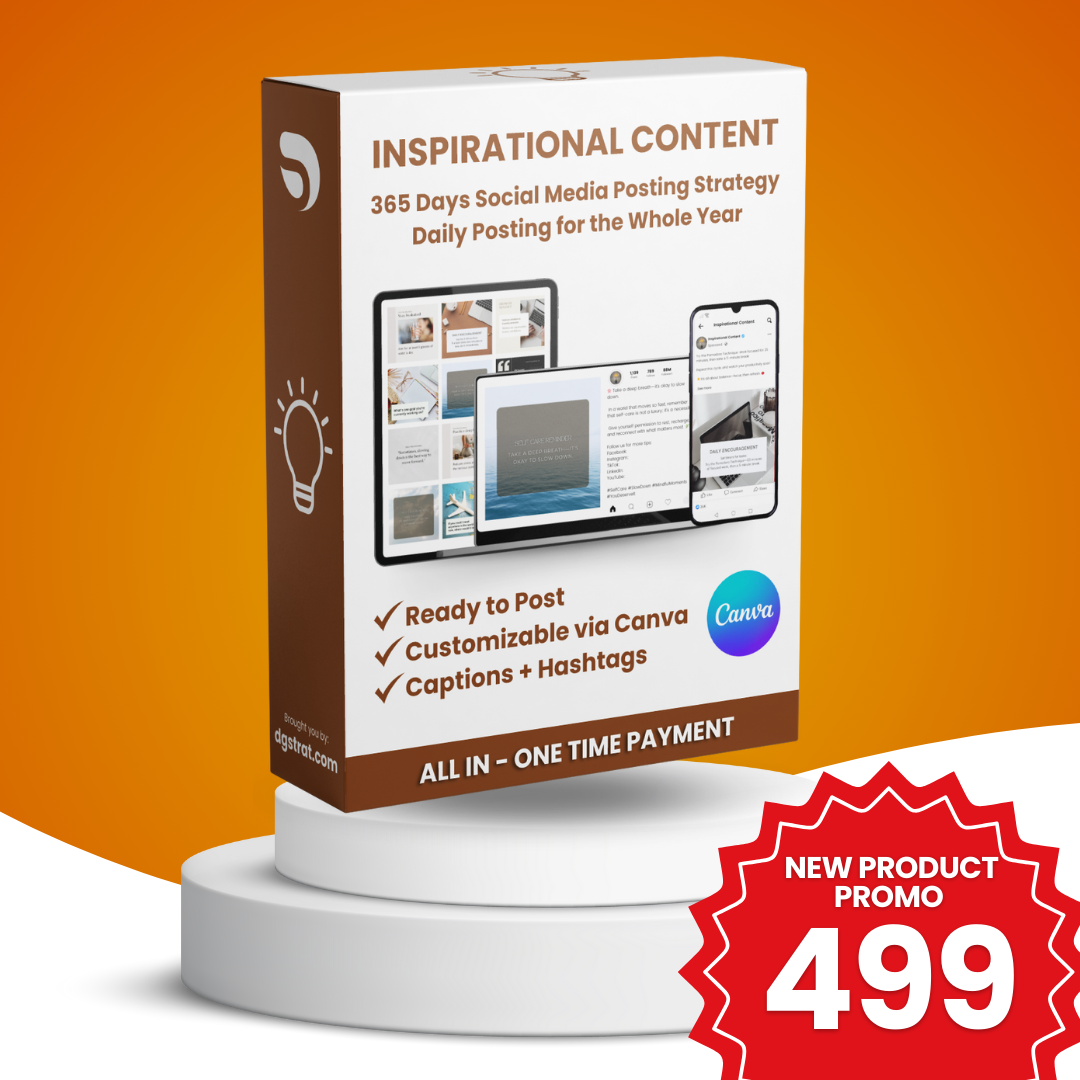 Inspirational Content - 365 Days of Social Media Content Strategy – DG ...