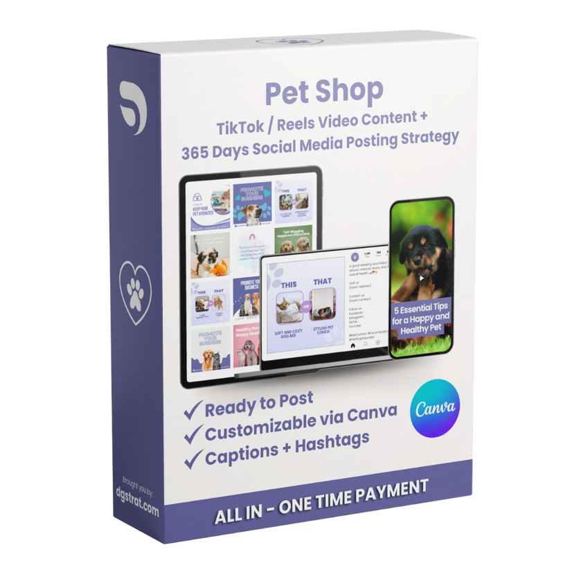 Social Media Images and Videos for Pet Shops, Pet Clinic, Vet – DG ...